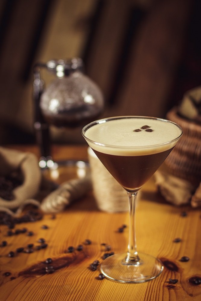 Brandy Coffee Martini - бодрящий десертный напиток с кофе. - Напитки мира
